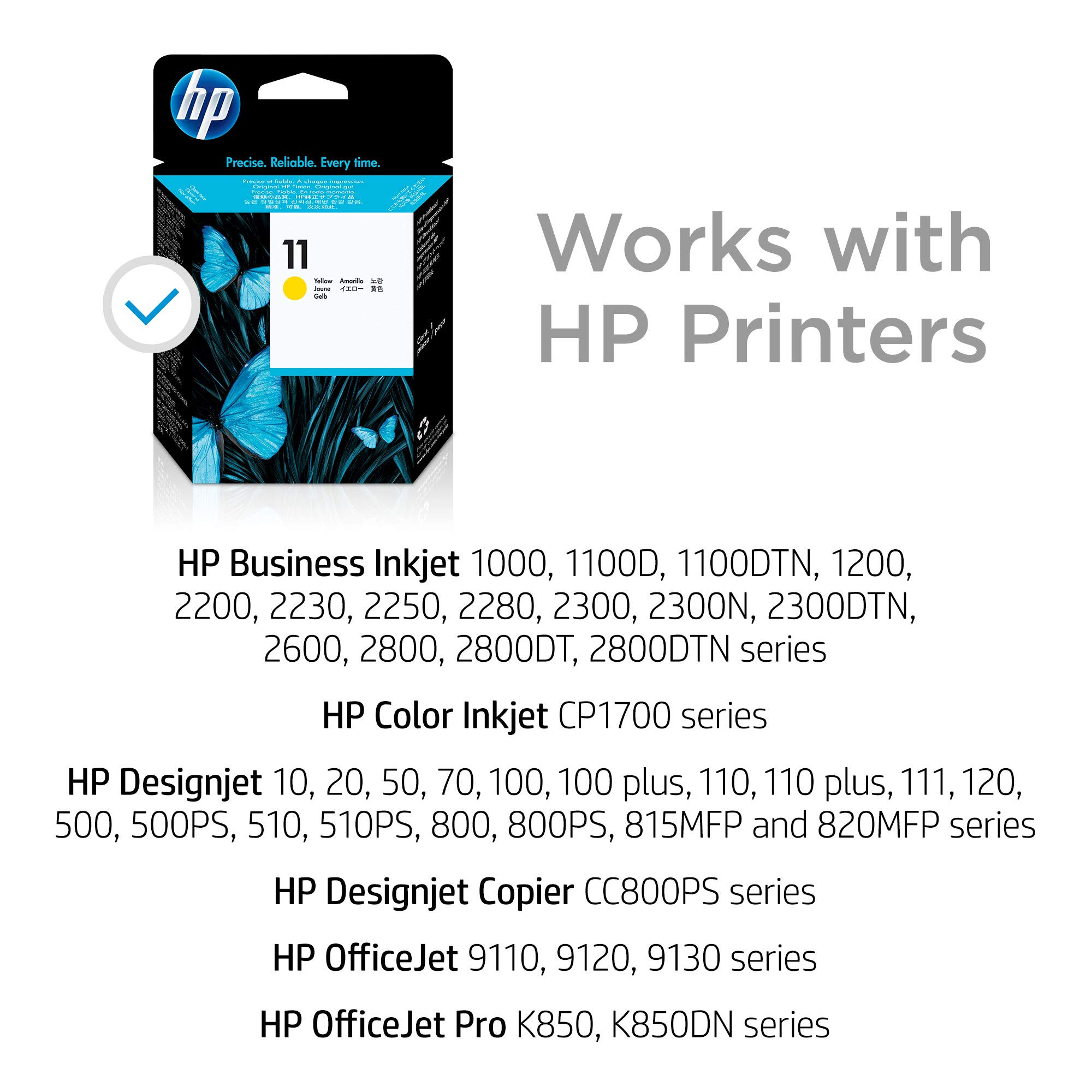 HP 11 | Ink Printhead | Yellow | C4813A