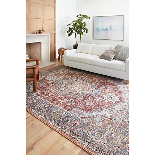 Loloi II Cassandra Collection CSN-01 Rust/Multi, Traditional 2'-6" x 7'-9" Runner Rug