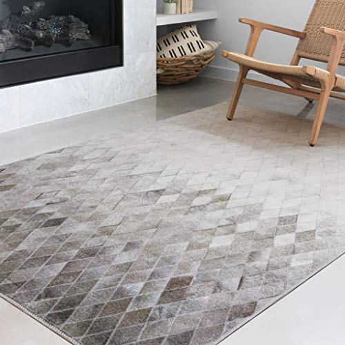 Loloi II Maddox Collection MAD-04 Sand/Taupe, Contemporary 3'-6" x 5'-6" Accent Rug
