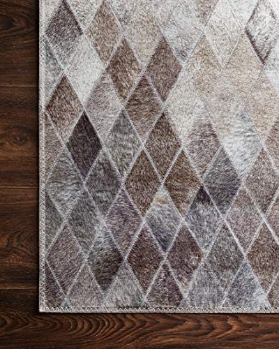 Loloi II Maddox Collection MAD-04 Sand/Taupe, Contemporary 3'-6" x 5'-6" Accent Rug