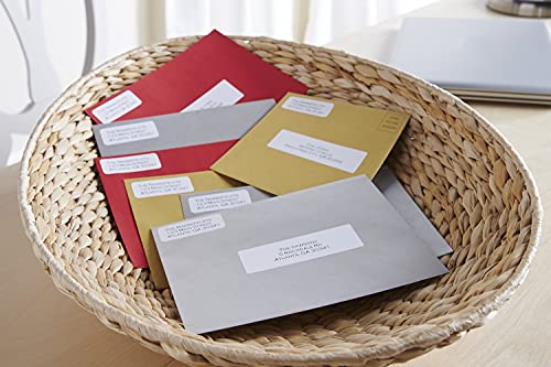 Dymo 30330 Labelwriter Return Address Labels, 3/4 X 2, White, 500 Labels/Roll