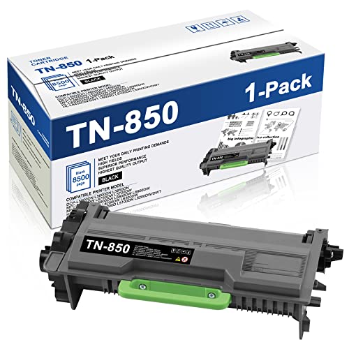 DOPHEN TN850 High Yield Toner Cartridge Compatible 1PK TN-850 Toner Cartridge Black High Yield Replacement for Brother DCP-L5500DN L5600DN MFC-L6700DW L6750DW HL-L6200DW/DWT L6250DW Printers