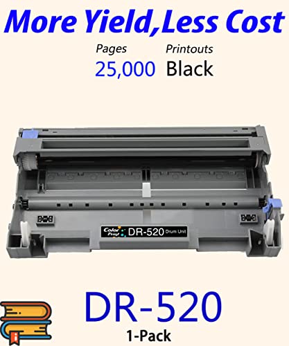 1-Pack ColorPrint Compatible DR520 Drum Unit Replacement for Brother DR-520 Imaging DR 520 fit for TN550 TN580 Toner HL-5250DN HL 5340D 5250DN 5370DW MFC-8890DW MFC 8860DN 8480DN 8680DN 8890DW Printer