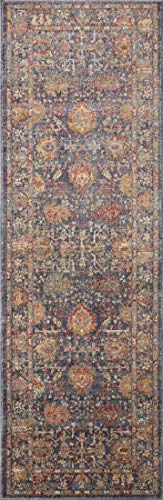 Loloi Giada Collection GIA-01 Grey / Multi, Traditional Area Rug, 5'-0" x 5'-0" Round