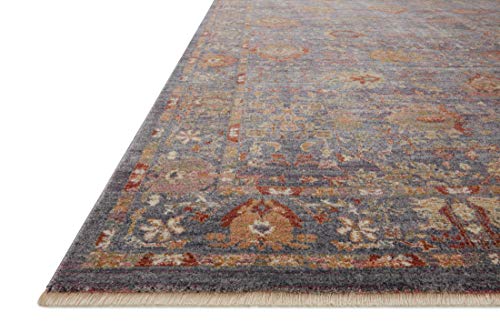 Loloi Giada Collection GIA-01 Grey / Multi, Traditional Area Rug, 5'-0" x 5'-0" Round