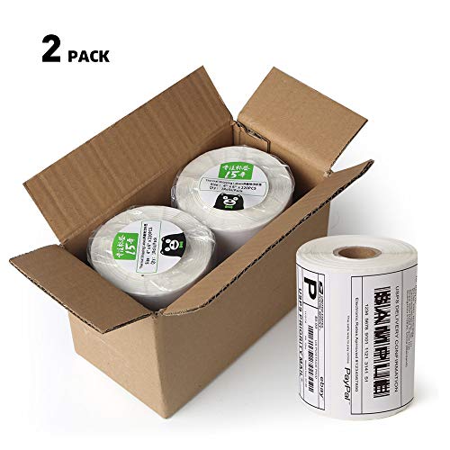 [2 Rolls, 440 Labels] 4”x 6” Postage Thermal Shipping Labels Compatible with Dymo 4XL 1744907 LabelWriter