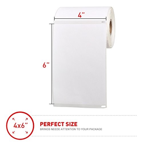 [2 Rolls, 440 Labels] 4”x 6” Postage Thermal Shipping Labels Compatible with Dymo 4XL 1744907 LabelWriter
