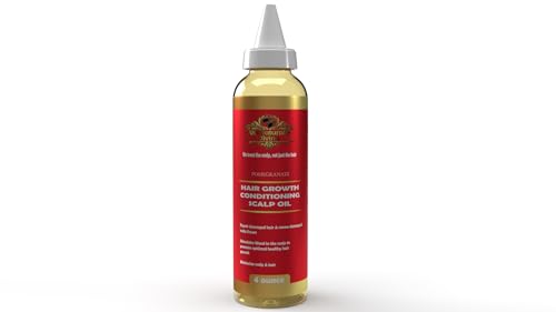 AK2 Curly, Wavy, Natural Hair Oil - Hydrating Detangler with Pomegranate & Moroccan Argan Oil for Dry, Damaged Hair & Braids (4 oz.)