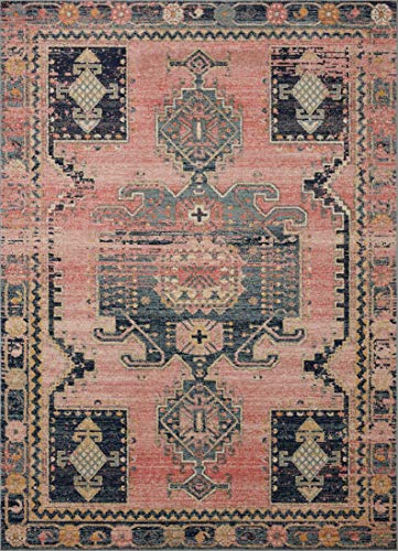 Loloi II Jocelyn Collection JOC-06 Rose/Rose, Transitional 7'-10" x 10' Area Rug