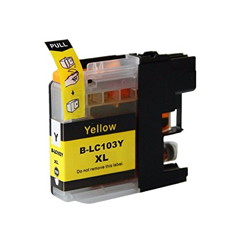 HGZ 4 Pack LC103XL Compatible Ink Cartridge Replacement for Brother LC103 MFC-J285DW MFC-J475DW MFC-J650DW MFC-J870DW MFC-J875DW MFC-J4310DW MFC-J4410DW MFC-J4510DW MFC-J4610DW MFC-J470DW MFC-J4710DW