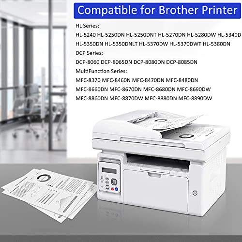 KCMYTONER 1 Pack Compatible Drum Unit Replacement for Brother DR520 DR-520 to use with MFC-8890DW MFC-8480DN MFC-8460N DCP-8080DN HL-5250DN HL-5240 HL-5340D HL-5370DW Printers