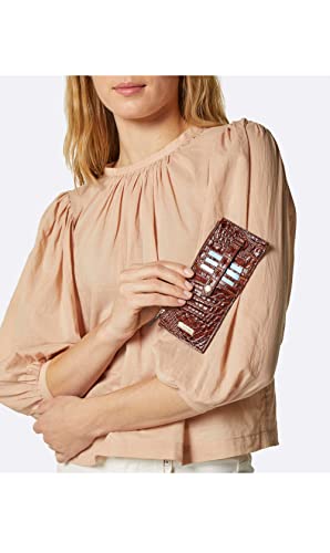 BRAHMIN Pomegranate Melbourne Credit Card Wallet