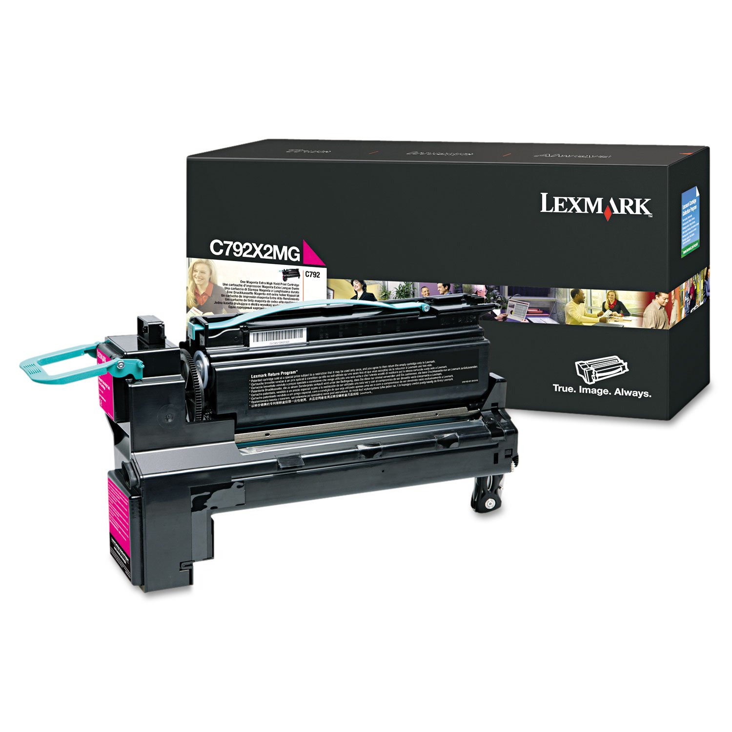 Lexmark Extra High Yield Magenta Toner Cartridge, 20000 Yield, for Use in Model C792/CS796 (C792X2MG)