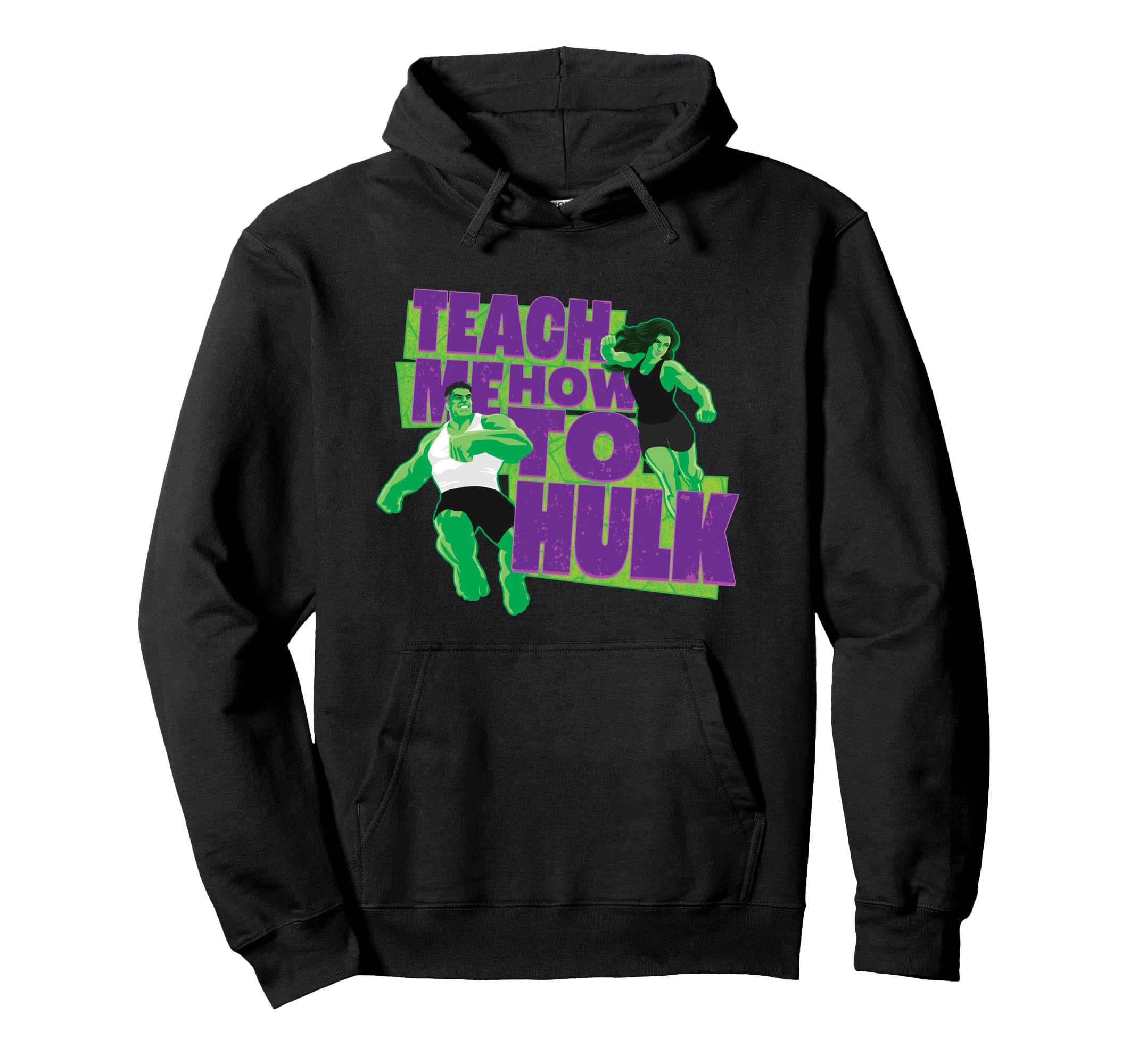 Marvel Studios She-Hulk & Hulk Teach Me How to Hulk Disney+ Pullover Hoodie