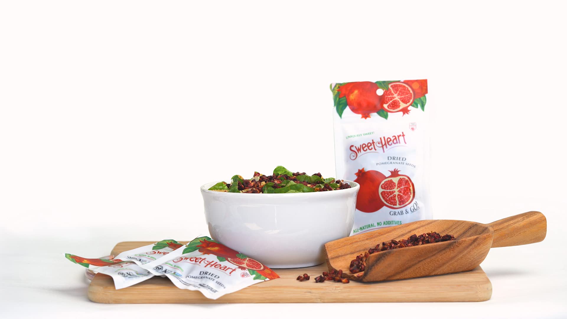 1 oz. SweetHeart Dried Pomegranate Seeds | All Natural, No Sugar Added | 100% Fruit | Non-GMO | Vegan | No Refrigeration Needed