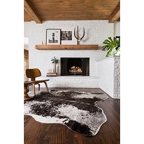 Loloi II Grand Canyon Collection GC-03 Ivory/Charcoal, Transitional 6'-2" x 8' Area Rug
