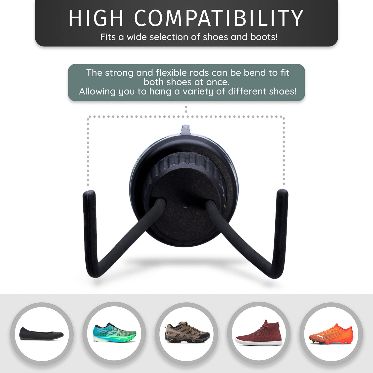 Shoe Dryer Rack Inside Dryer Machine, Universal Boot Dryer Shoe Holder for All Dryer Machine Brands, Home Hacks Laundry Room Accessories Shoes Dryer, Life Hack Gadgets Suction Cup to Dryer Door