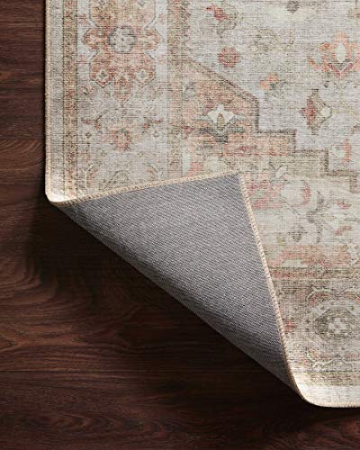 Loloi II Heidi Collection HEI-02 SAGE/Multi, Traditional 7'-6" x 9'-6" Area Rug