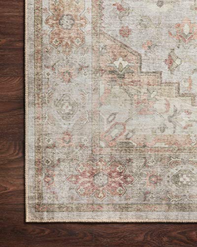 Loloi II Heidi Collection HEI-02 SAGE/Multi, Traditional 7'-6" x 9'-6" Area Rug