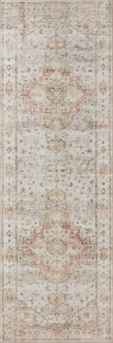 Loloi II Heidi Collection HEI-02 SAGE/Multi, Traditional 7'-6" x 9'-6" Area Rug