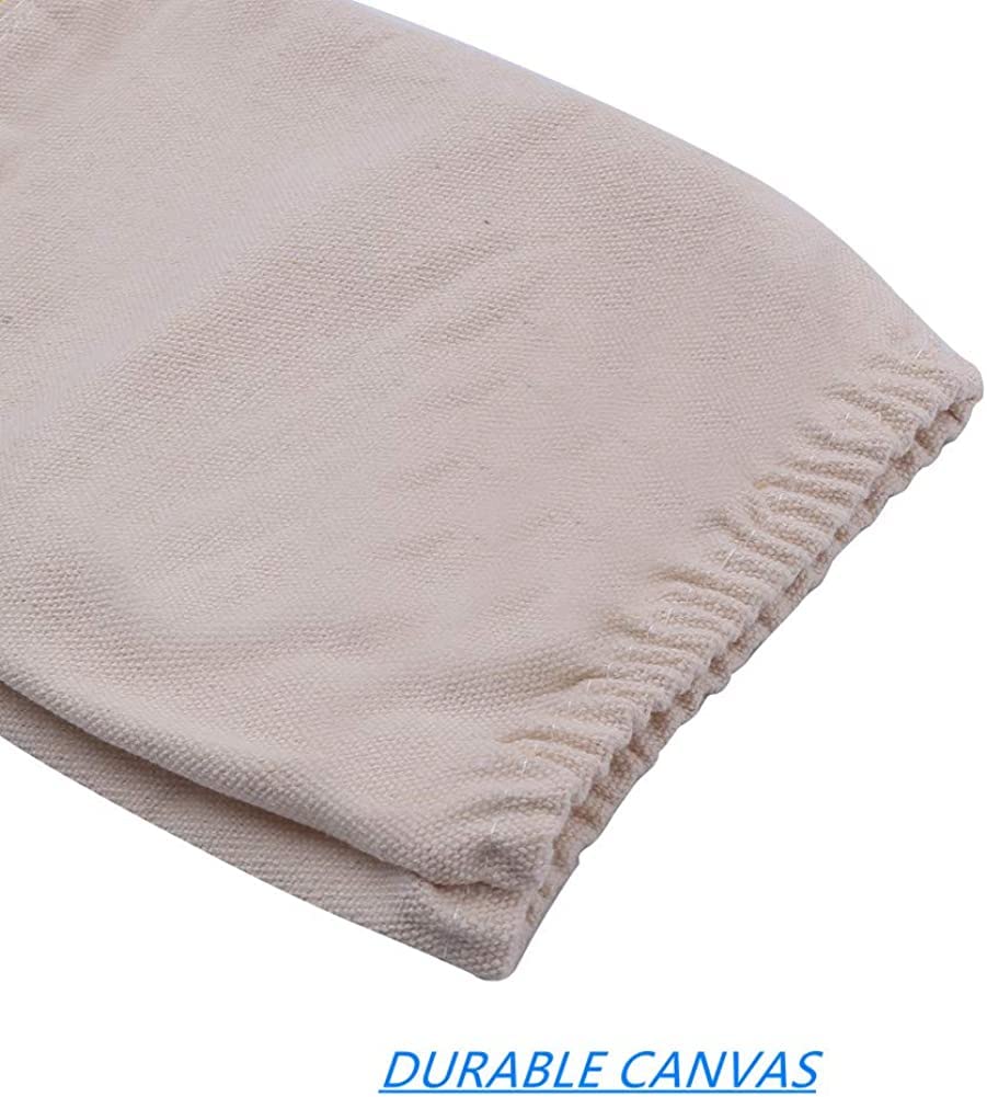 Beekeeping Gloves Bee Keeper Gloves - Premium Goatskin Leather Beekeeper Gloves with Protective Ventilated Long Canvas Sleeves & Elastic Cuffs for Beginner, Professional Beekeeping Supplies,Large