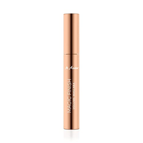 M. Asam Magic Finish Volume Mascara – Black Mascara for Enhanced Eyelashes, Innovative Make-Up brush technology helps capture each eyelash for extra length, 0.33 Fl Oz