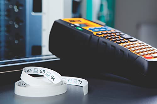 DYMO Rhino 5200 Industrial Portable Thermal Transfer Electronic Label Maker, Yellow - Label, Tape, Auto Power Off, Monochrome, LCD Display
