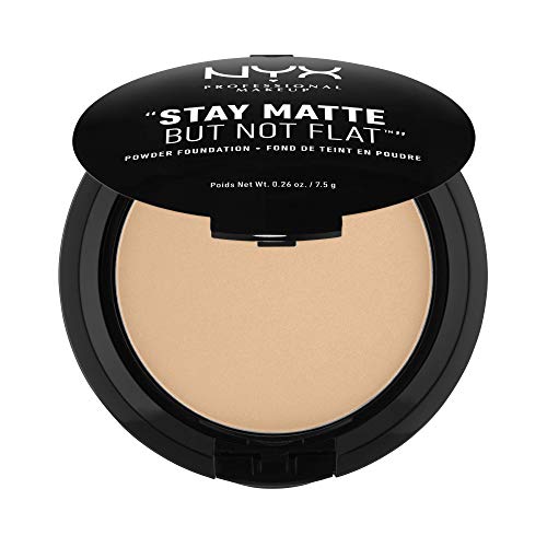 NYX PROFESSIONAL MAKEUP Stay Matte But Not Flat Powder Foundation, Medium Beige