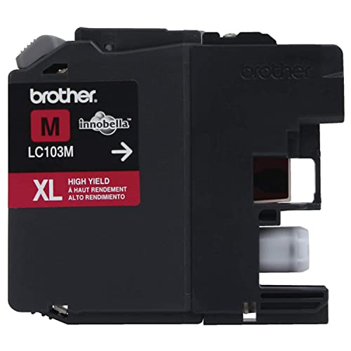 Brother Lc103 Inkjet Cartridges (Cyan/Magenta/Yellow, 3-Pack) in Retail Packaging