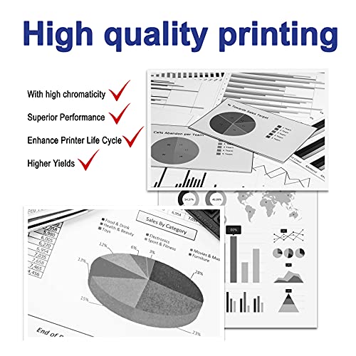 (1 Pack,Black) TN760 TN-760 Compatible Toner Cartridge Replacement for Brother DCP-L2550DW MFC-L2710DW MFC-L2750DW MFC-L2750DWXL HL-L2350DW HL-L2370DW Toner Cartridge Printer