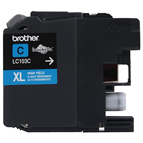Brother Lc103 Inkjet Cartridges (Cyan/Magenta/Yellow, 3-Pack) in Retail Packaging