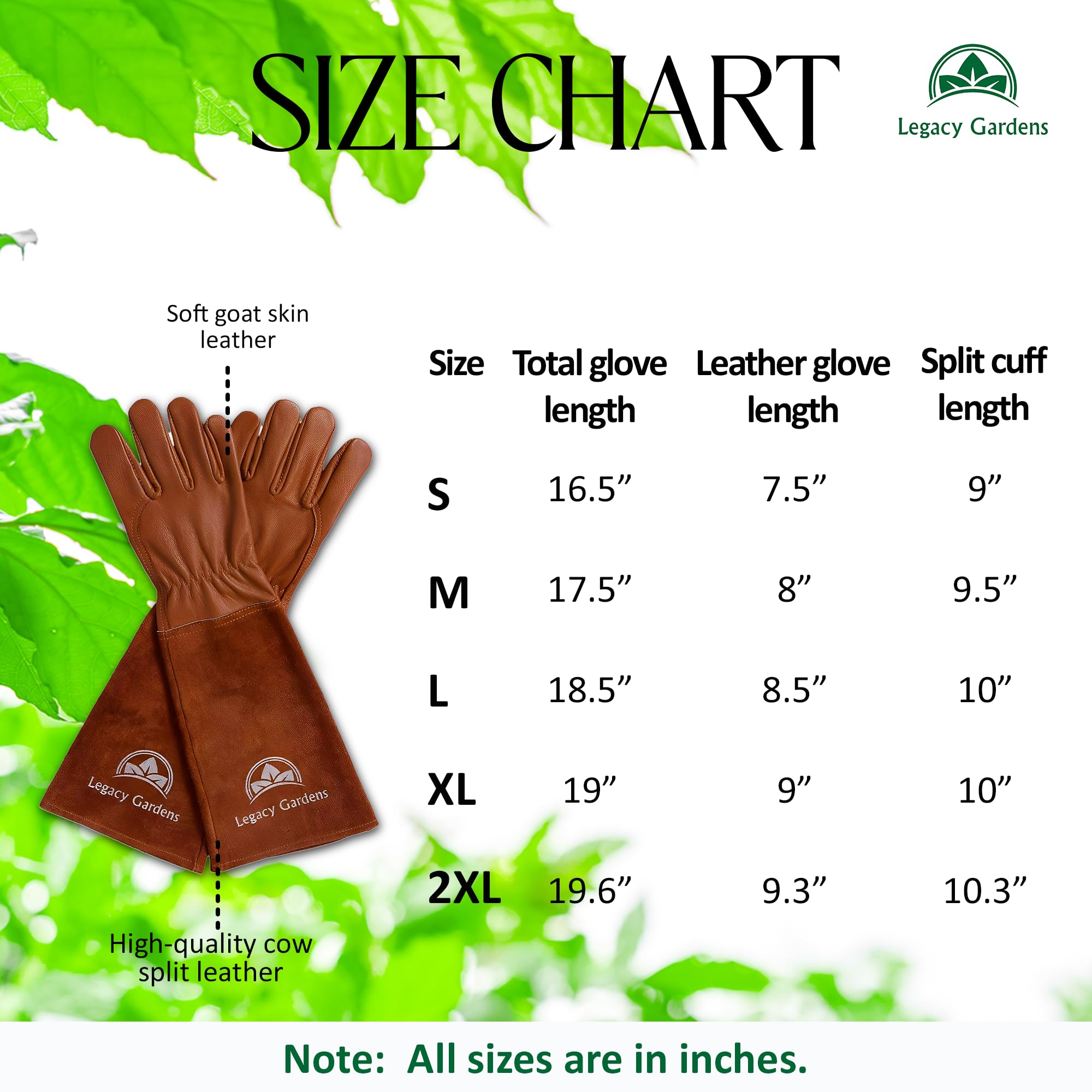 Legacy Gardens Medium Brown Thorn Proof Garden Gloves