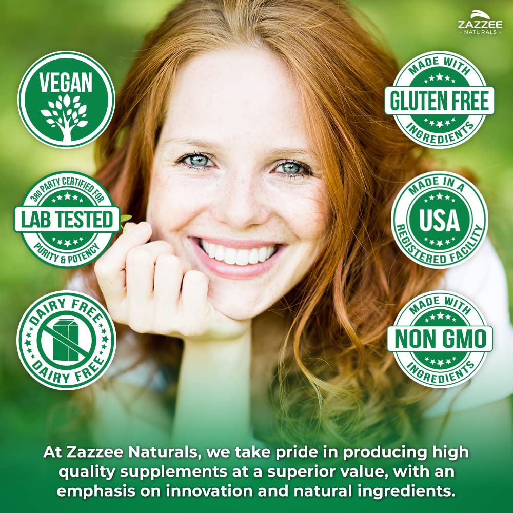 Zazzee Extra Strength Pomegranate 20:1 Extract, 5000 mg Strength, 40% Ellagic Acid, 120 Vegan Capsules, 4 Month Supply, Standardized, Concentrated 20X Extract, 100% Vegetarian, All-Natural and Non-GMO