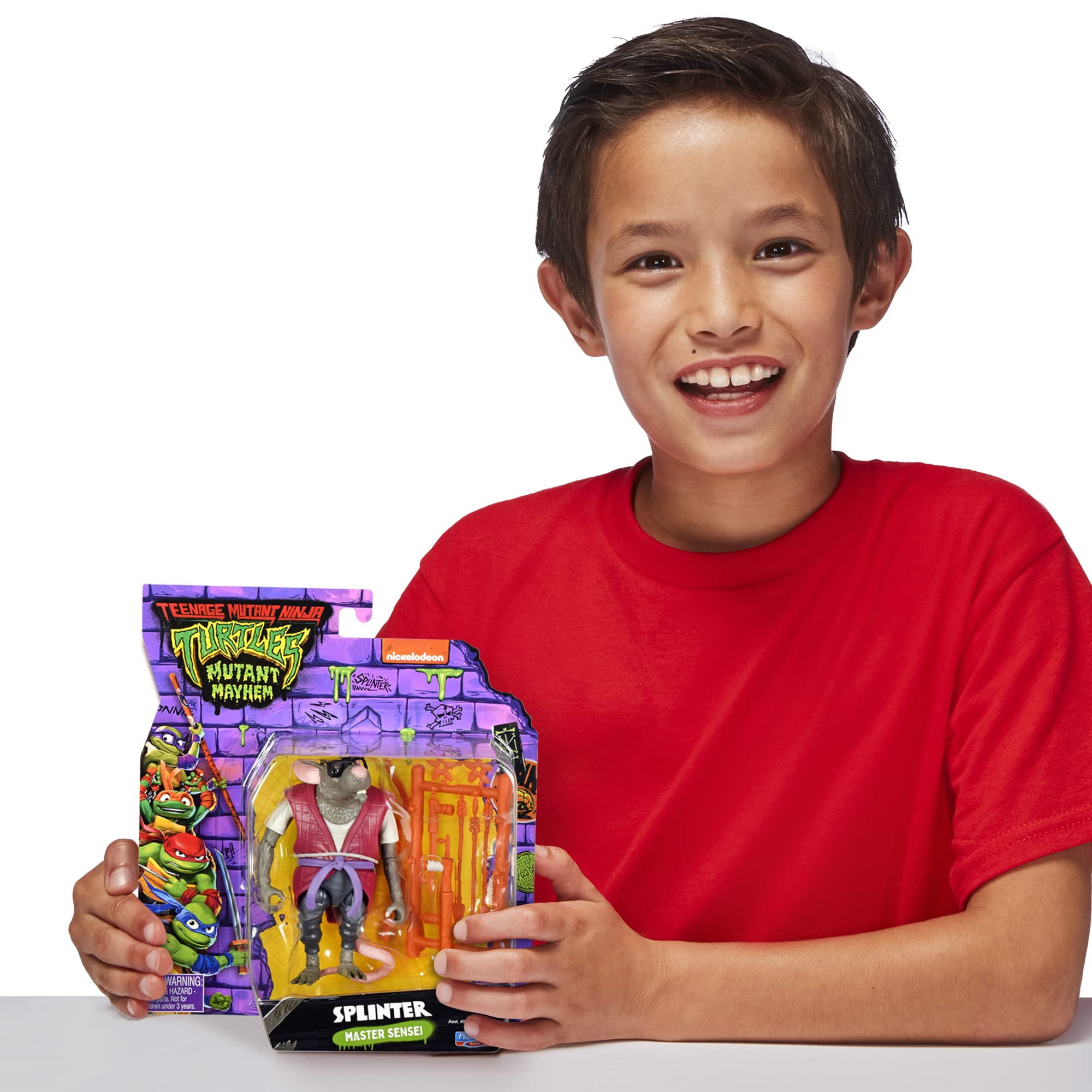 Teenage Mutant Ninja Turtles: Mutant Mayhem 4” Splinter Basic Action Figure by Playmates Toys