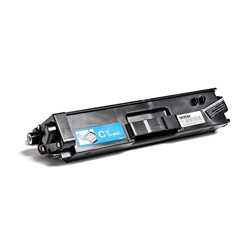 Brother TN-900C Toner Cartridge, Cyan, Single Pack, Ultra High Yield, Includes 1 x Toner Cartridge, Brother Genuine Supplies