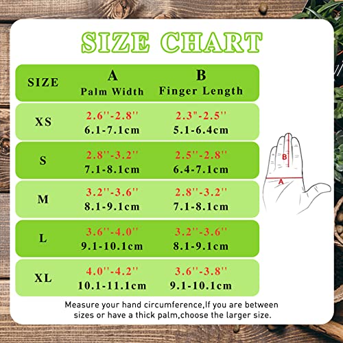AIGEVTURE Rose Pruning Gloves Long Sleeve Thorn Proof,Rose Gardening Gloves for Men Women Long Gauntlet,Grain Cowhide Leather Brown(Medium)