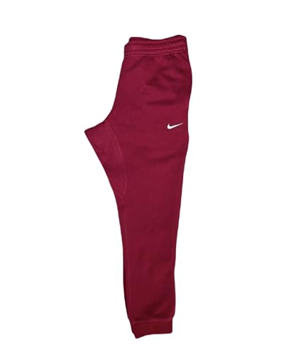 Nike Men's Sportswear Club Jogger Sweatpant, Pomegranate/Pomegranate/White, L Regular US
