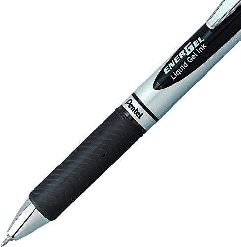 Pentel Energel 0.3 MM Ultra Fine Rtx Retractable Liquid Gel Pen - Needle Tip - 6 Pack Of 3 Black Ink & 3 Blue Ink Deluxe Pens