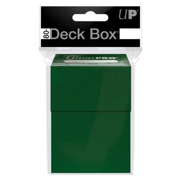 Ultra Pro - PRO 80+ Card Deck Box (Forest Green) - Protect Valuable Sports cards, Gaming Cards and Collectible Cards In a Compact Deck Box , Perfect For Traveling and Storage