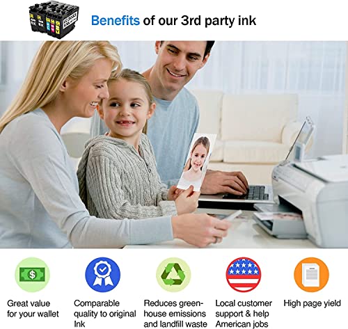 Cartlee 5 Compatible Ink Cartridges Replacement for LC3033 XXL High Yield for Brother MFC-J995DW XL MFC-J805DW MFC-J815DW MFC LC 3033XXL Printer BK 2 Black 1 Cyan 1 Magenta 1 Yellow