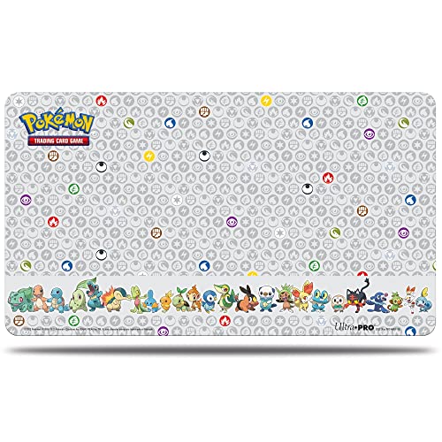 Ultra Pro Pokémon: First Partner Accessory Bundle - Includes: Storage Box for 700+ Sleeved Cards, Deck Box, 65ct Deck Protector Sleeves, Playmat (24"x13.5")