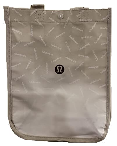 LULULEMON Small Reusable Tote Bag (SILVER/WHITE)