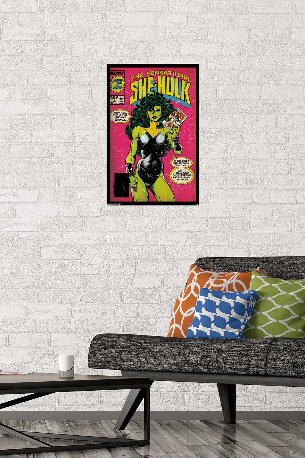 Trends International Marvel Comics - She-Hulk - The Sensational She-Hulk #1 Wall Poster, 14.725" x 22.375", Premium Unframed Version