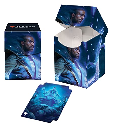 Ultra Pro - Magic: The Gathering The Brothers War 100+ Card Deck Box Card Protector - ft. Teferi, Temporal Pilgrim, Protect & Store Gaming Cards, Collectible Cards, Trading Cards, Great for MTG Cards