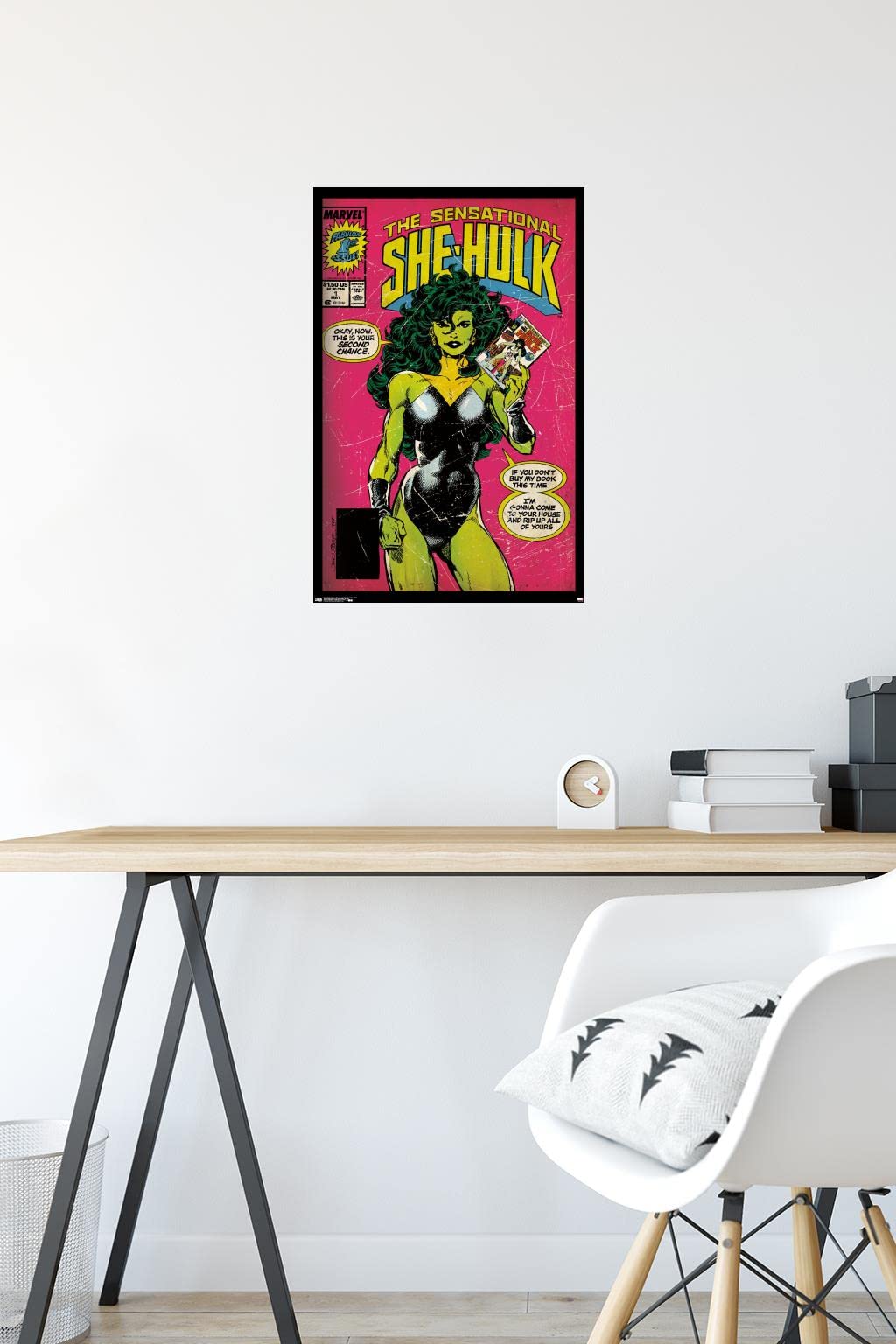 Trends International Marvel Comics - She-Hulk - The Sensational She-Hulk #1 Wall Poster, 14.725" x 22.375", Premium Unframed Version