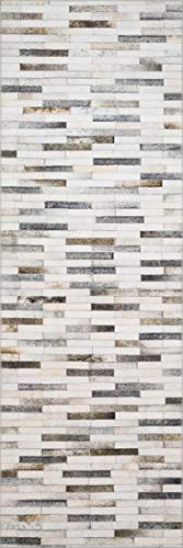Loloi II Maddox Collection MAD-01 Ivory/Grey, Contemporary 7'-6" x 9'-6" Area Rug
