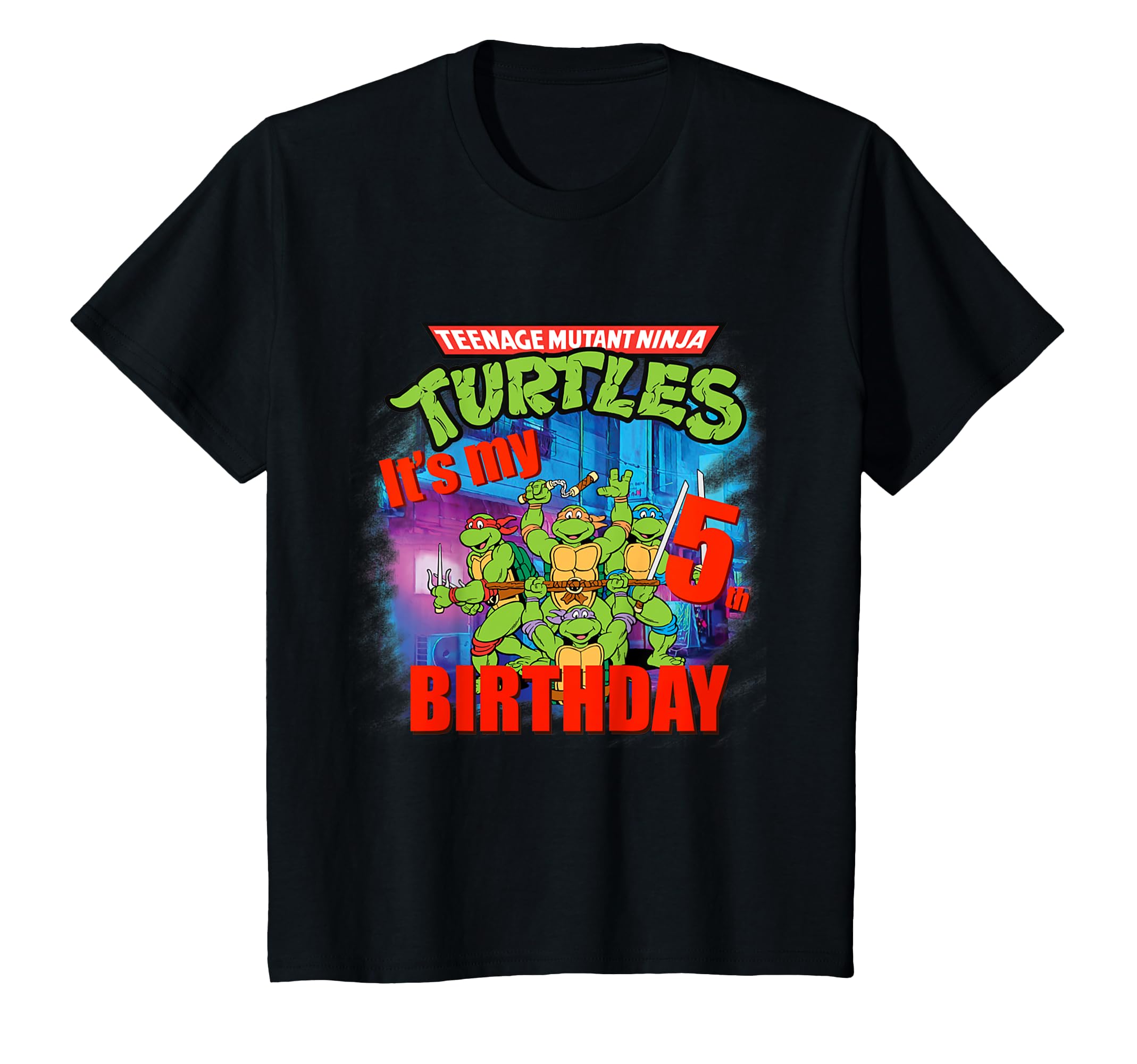 Mademark x Teenage Mutant Ninja Turtles - Original Teenage Mutant Ninja Turtles fifth Birthday 5 T-Shirt