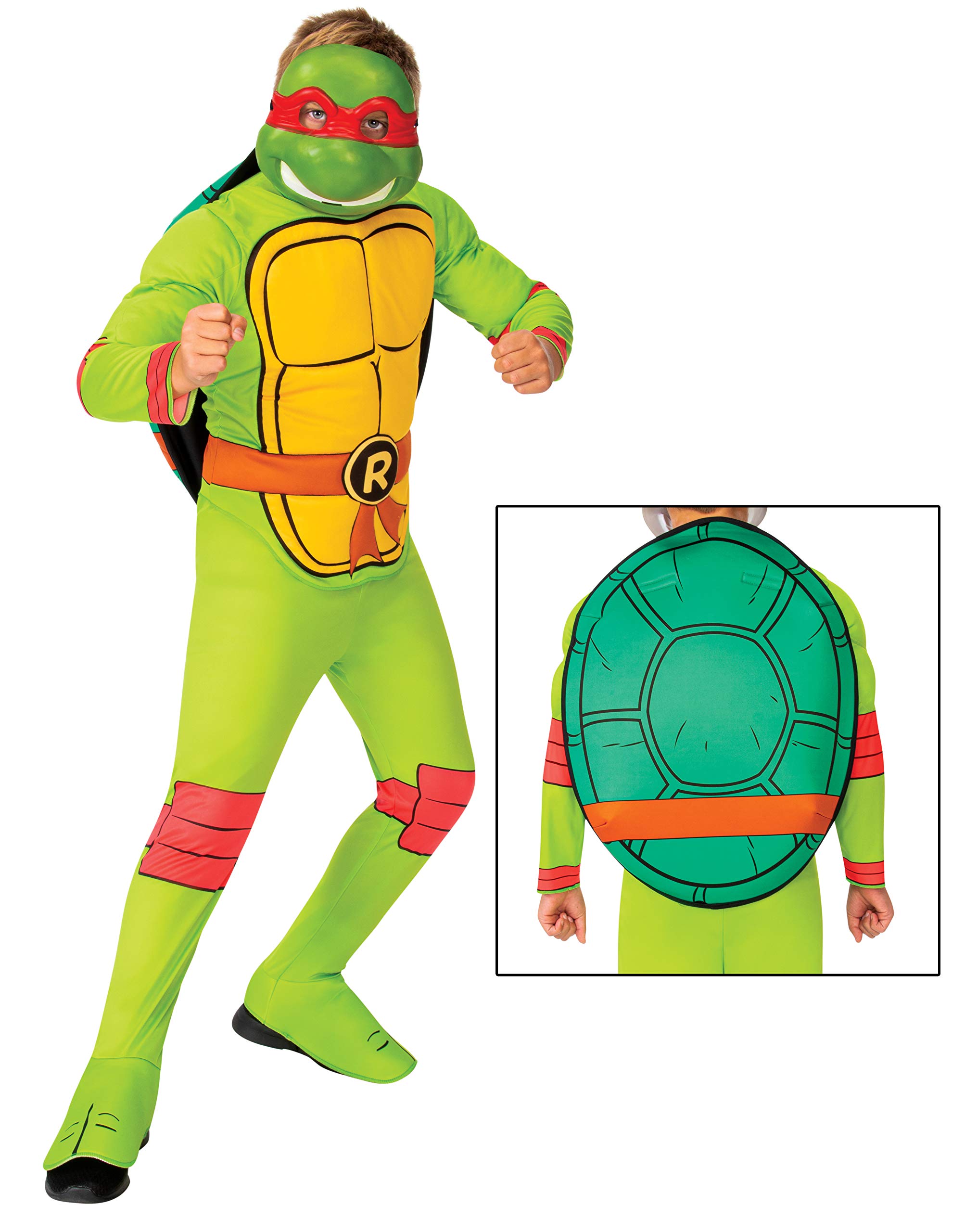 Rubies Boy's Nickelodeon Retro Classic Teenage Mutant Ninja Turtles Raphael Costume, Small