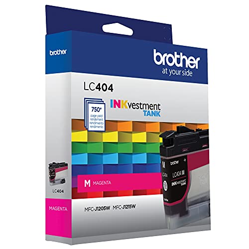 Brother Genuine LC404M Magenta INKvestment Tank Ink Cartridge