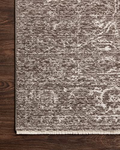 Loloi II Vance Collection VAN-08 Taupe/Dove, Traditional 5'-3" x 7'-9" Area Rug